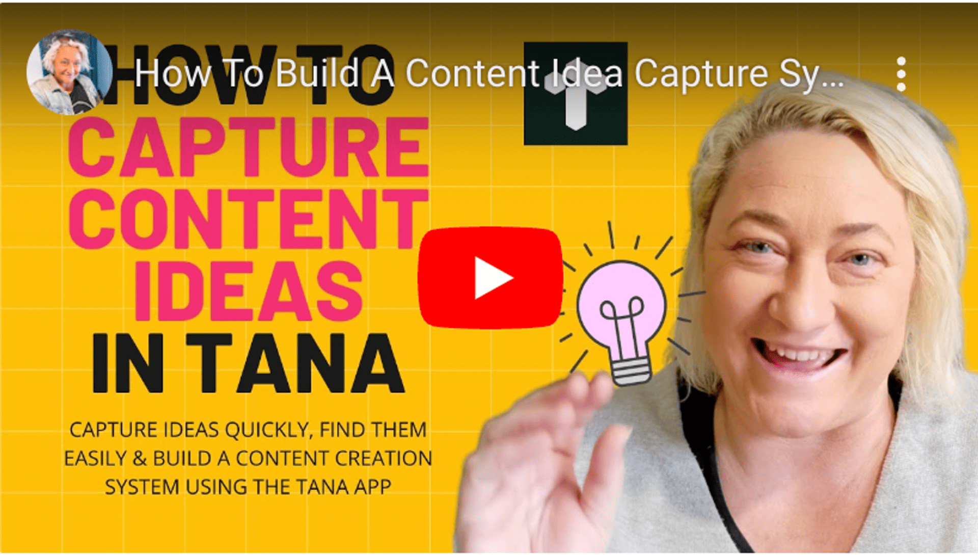 How To Build A Content Idea Capture System in Tana